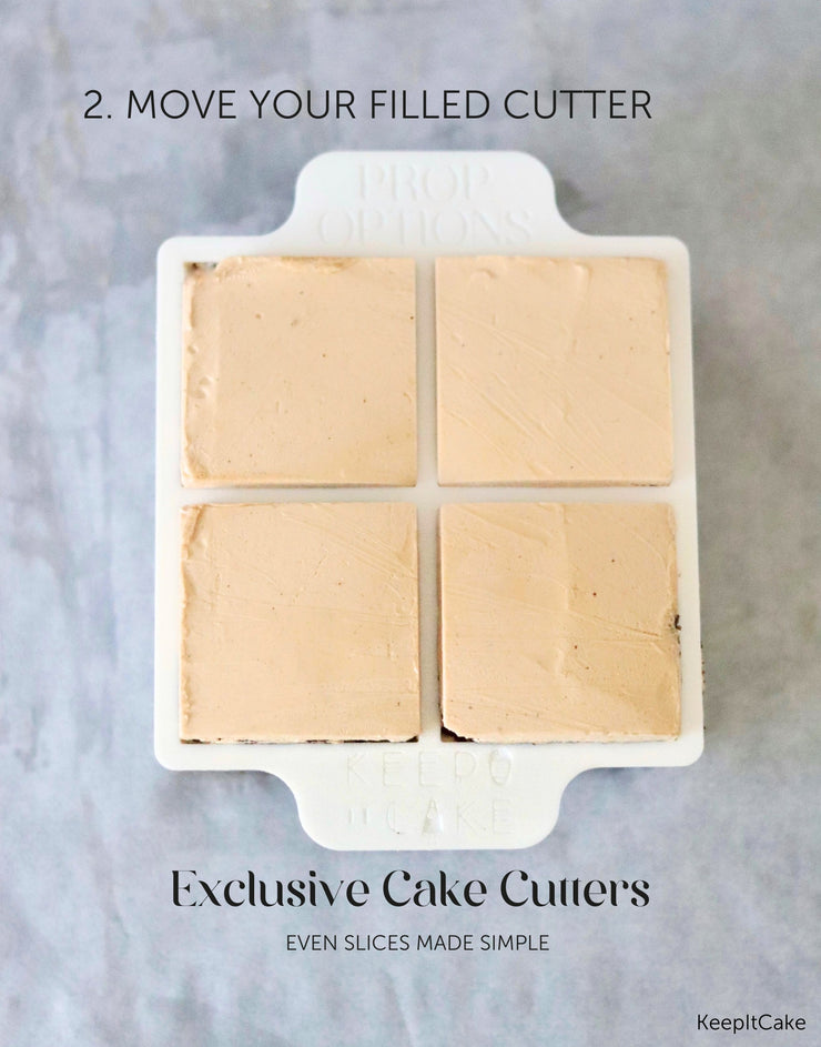 Cake Portion Cutter for Professional Bakers | Neat Slice Tool by Prop ...