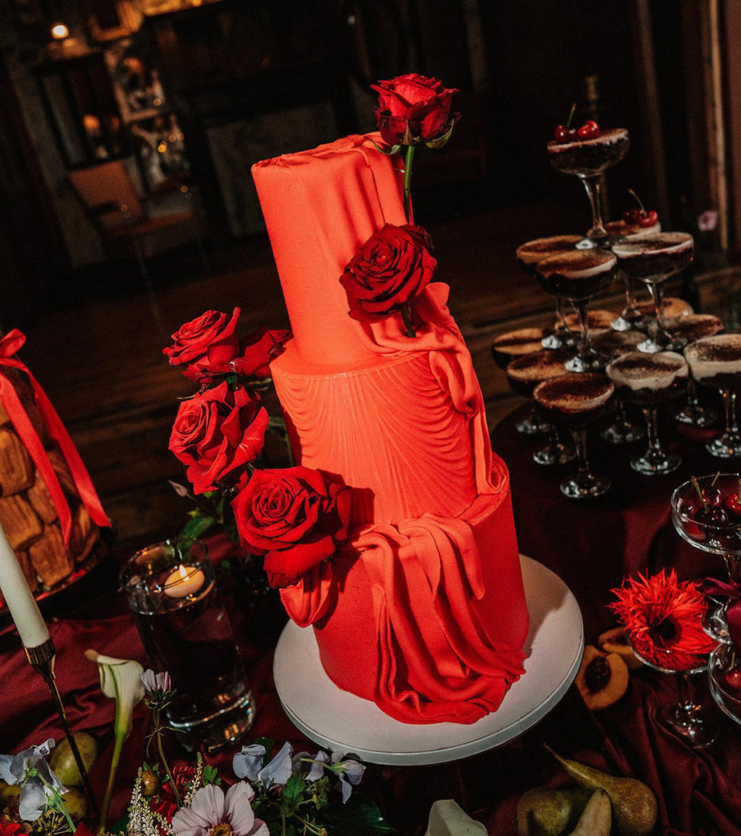 The Drape Tier: 3D faux cake Tier - Prop Options