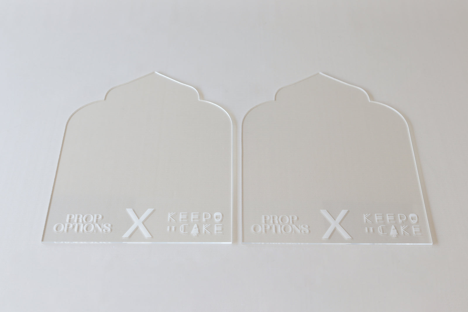 Original Trefoil Arch Cake Guides | Prop Options