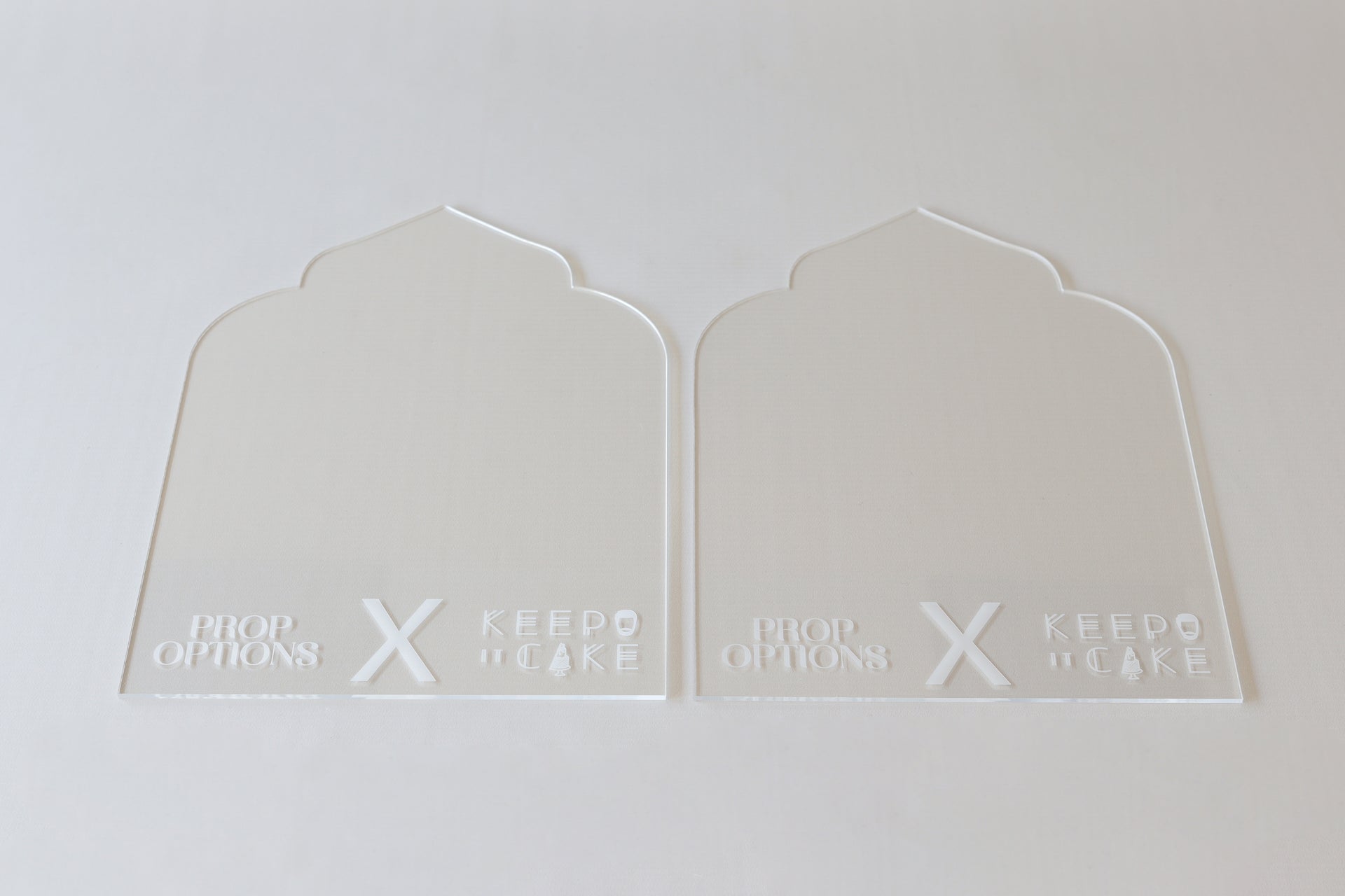 Original Trefoil Arch Cake Guides | Prop Options
