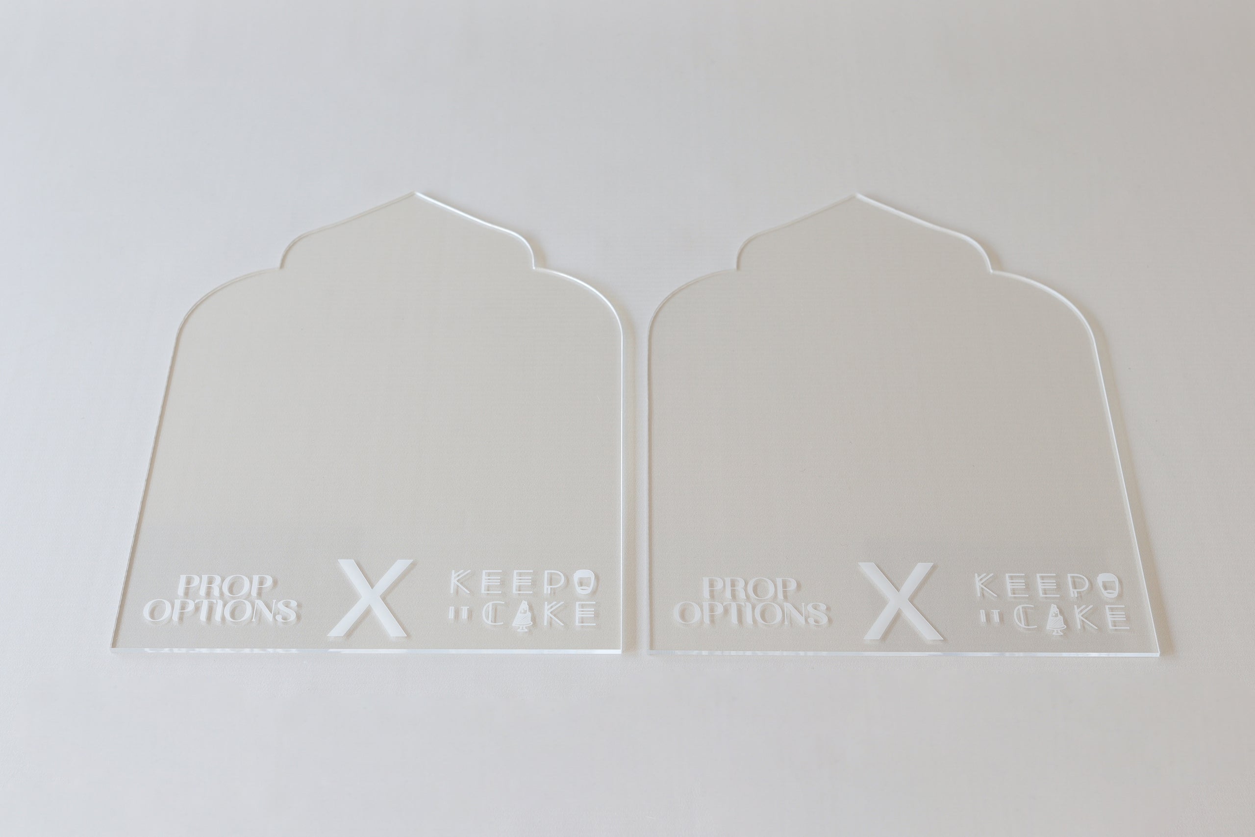 Original Trefoil Arch Cake Guides | Prop Options
