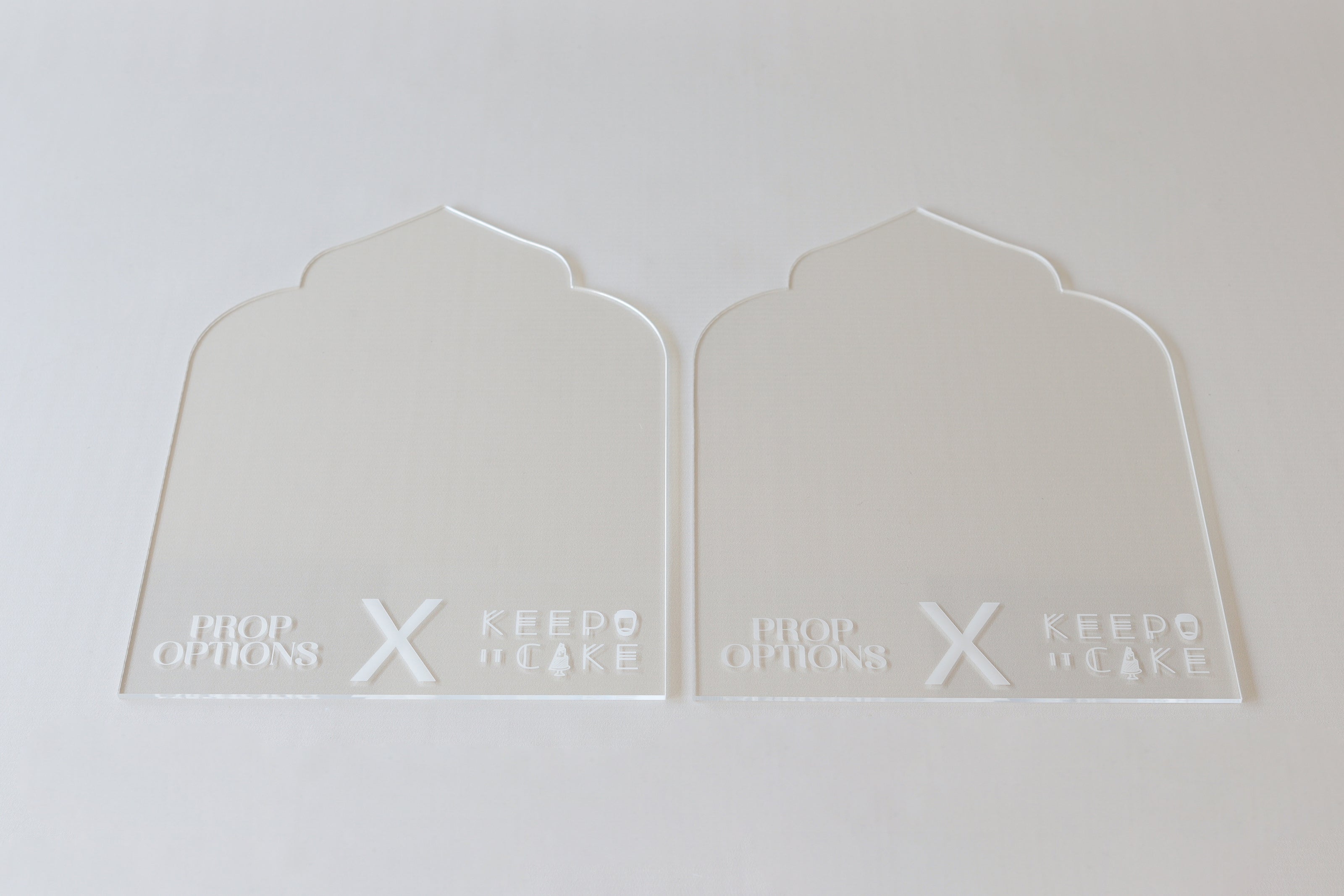 Original Trefoil Arch Cake Guides | Prop Options