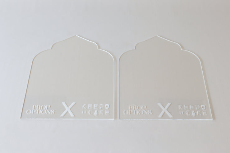 Original Trefoil Arch Cake Guides | Prop Options