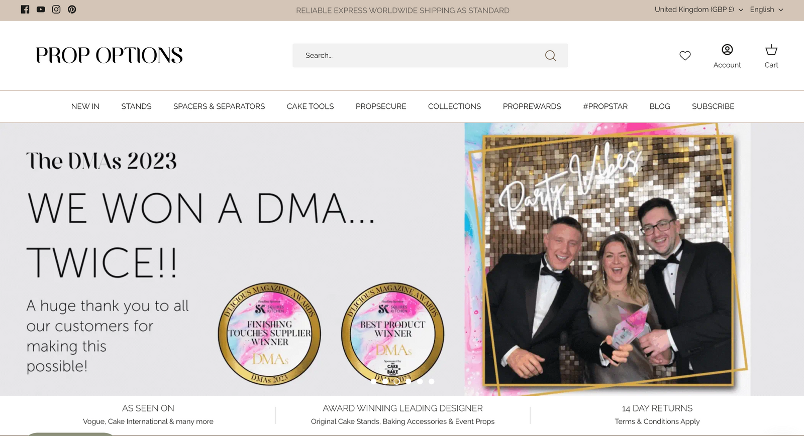 Where To Find Inspiration For Your Wedding Cake – Prop Options