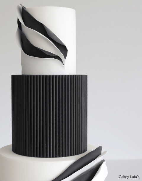 Round Reeded Cake Separator - Prop Options