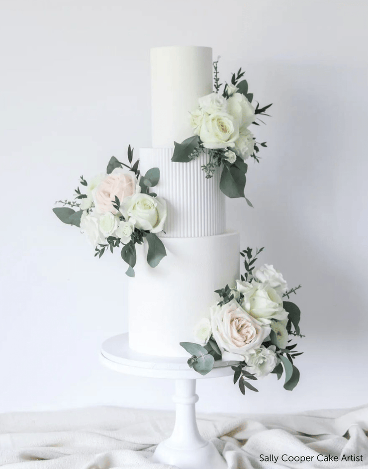 Round Reeded Cake Separator - Prop Options