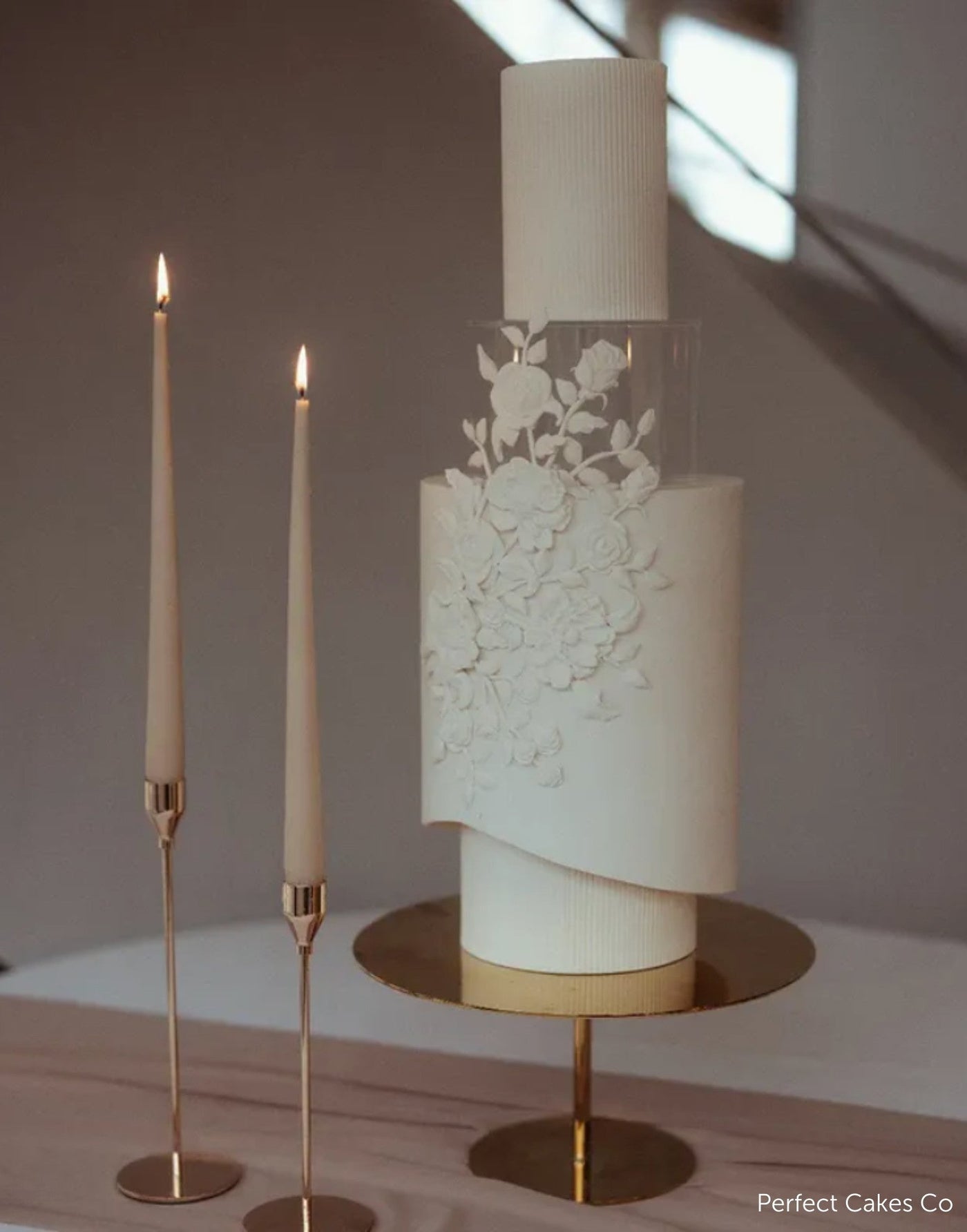 Special Edition 12" Gold Stiletto Cake Pedestal | Prop Options