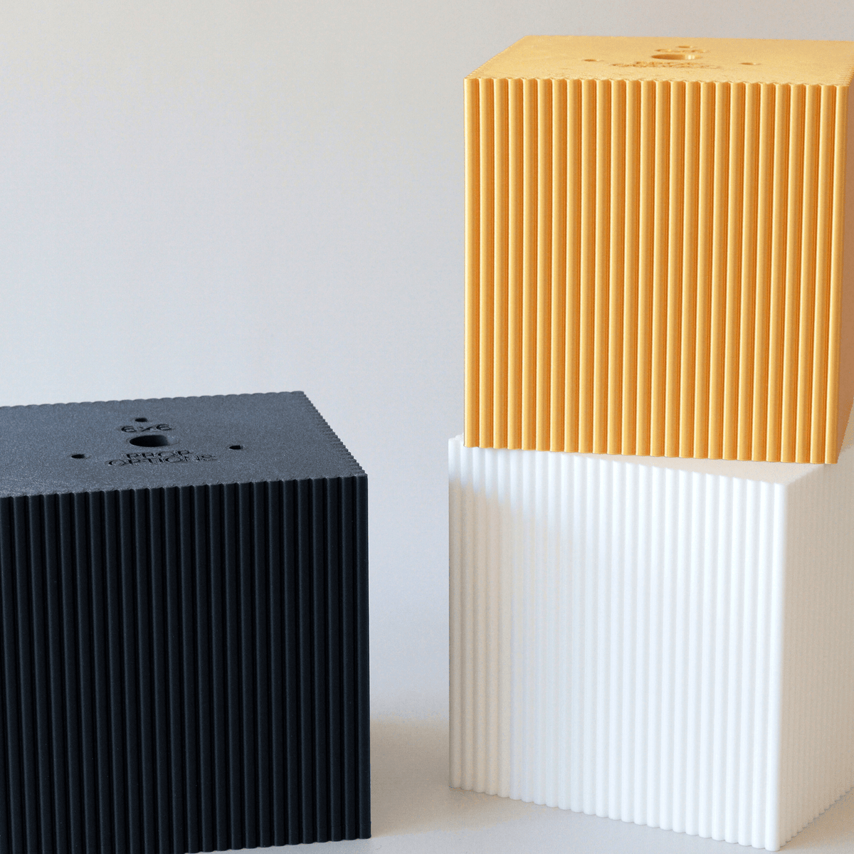 Square Reeded Cake Separator - Prop Options